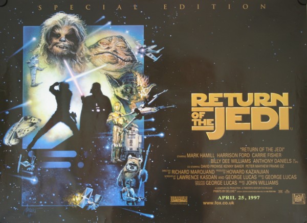 STAR WARS TRILOGY : SET OF 4 SPECIAL EDITION MOVIE POSTERS - Vintage ...