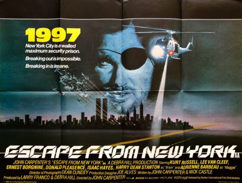 Original Escape From New York Movie Poster - John Carpenter