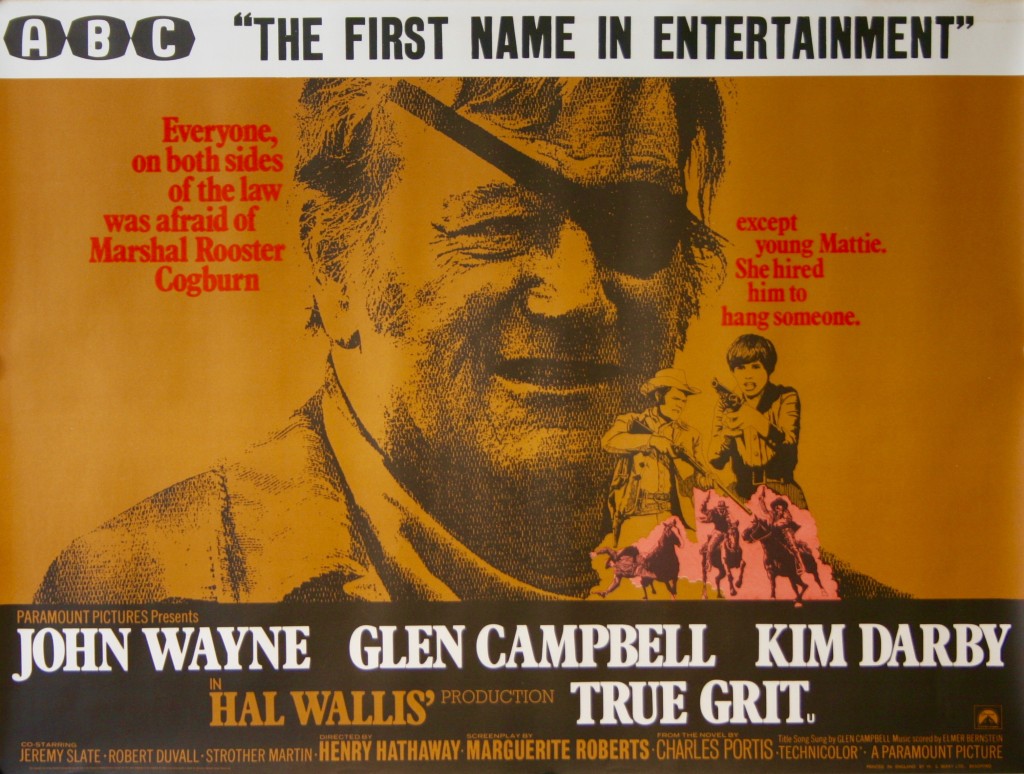 True Grit Movie Poster - Vintage Movie Posters