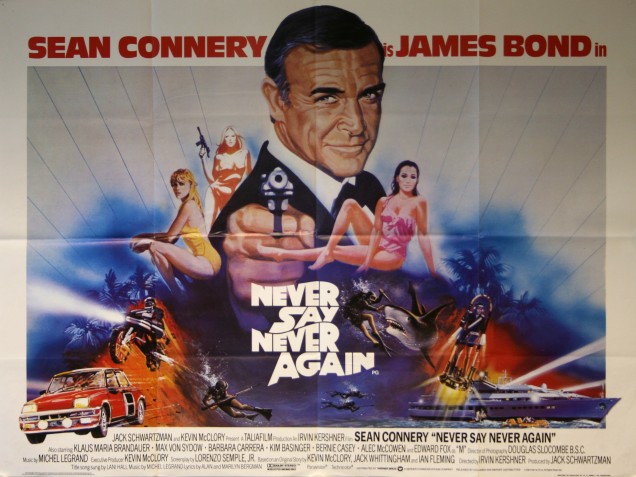 James Bond: Never Say Never Again - Vintage Movie Posters