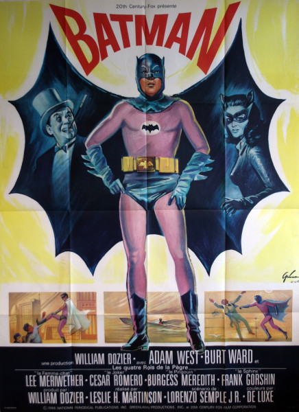 Batman, The Movie (1966) - Vintage Movie Posters
