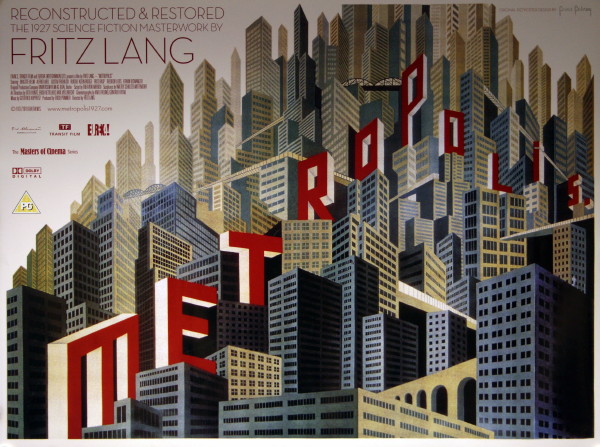 Original Metrpolis Movie Poster - The Complete Metropolis - Fritz Lang