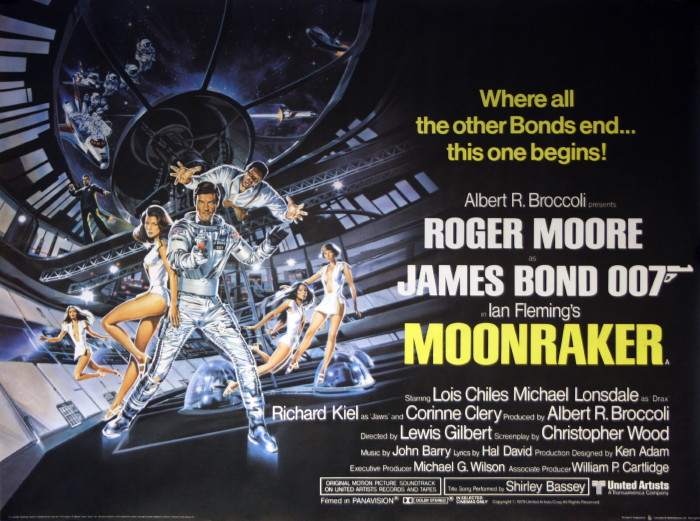 Original James Bond: Moonraker Movie Poster - Roger Moore - 007