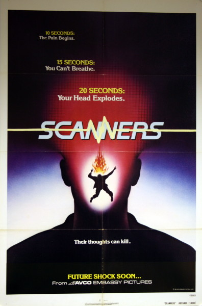 Scanners - Vintage Movie Posters