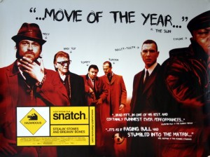 Original Snatch Movie Poster - Brad Pitt - Guy Ritchie - Crime