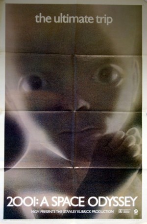 2001: A Space Odyssey ("Star Child" 1972 - RR) - Vintage Movie Posters