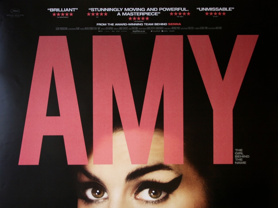 Original AMY Movie Poster - Amy Winehouse - Asif Kapadia - Music