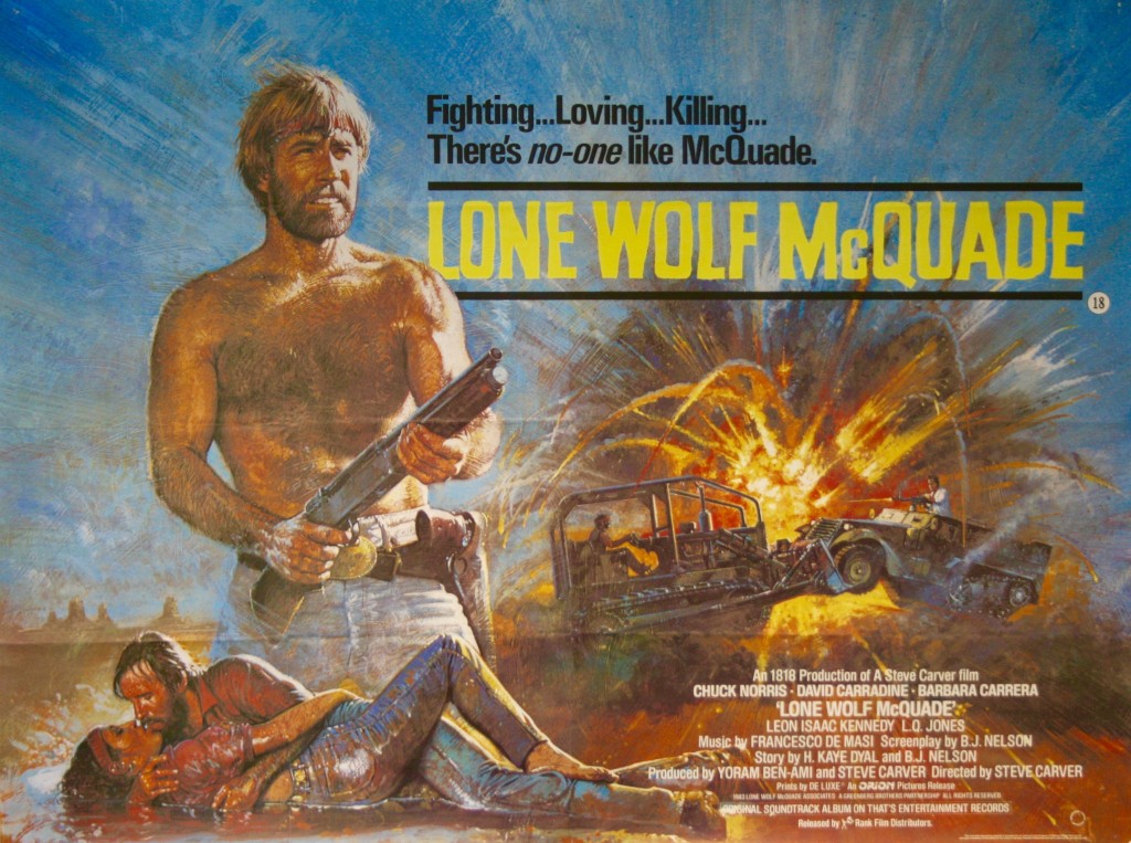 Lone Wolf McQuade Movie Poster - Vintage Movie Posters