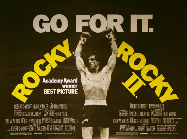 ROCKY / ROCKY II Movie Poster - Vintage Movie Posters