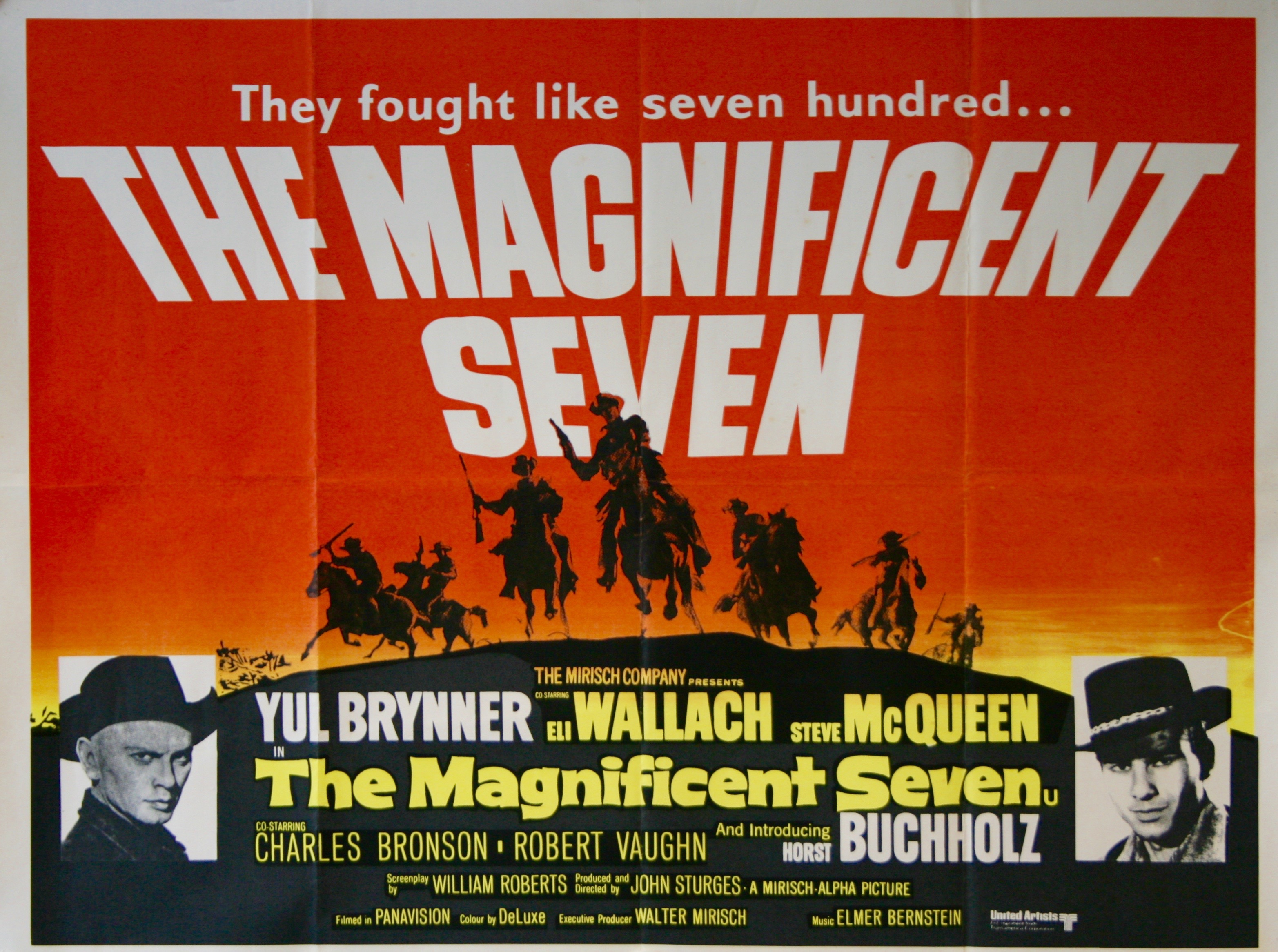 The Magnificent Seven Movie Poster - Vintage Movie Posters