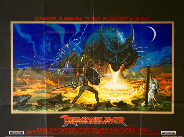 Dragonslayer Movie Poster - Rare Film Poster