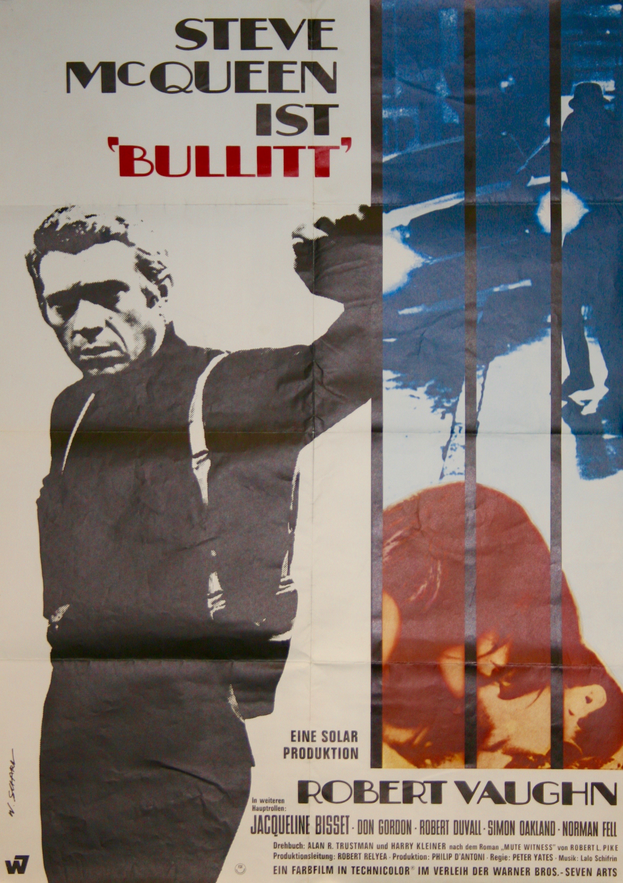 Bullitt - Vintage Movie Posters