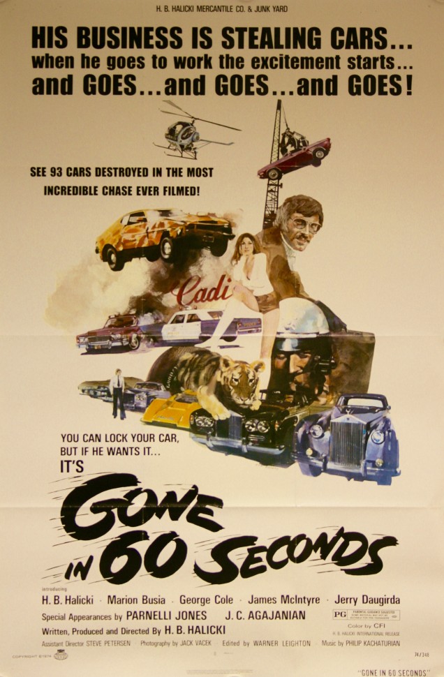 Gone in 60 Seconds - Vintage Movie Posters