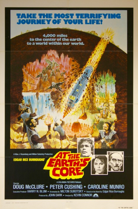 At The Earth's Core Movie Poster - Rare Film Poster