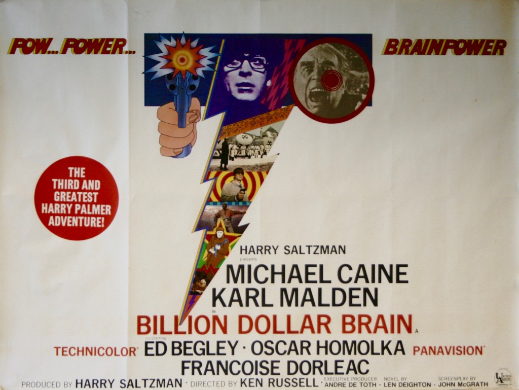Billion Dollar Brain - Vintage Movie Posters