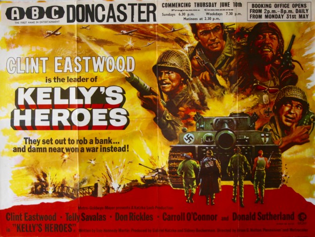 Kelly's Heroes Movie Poster - Vintage Movie Posters