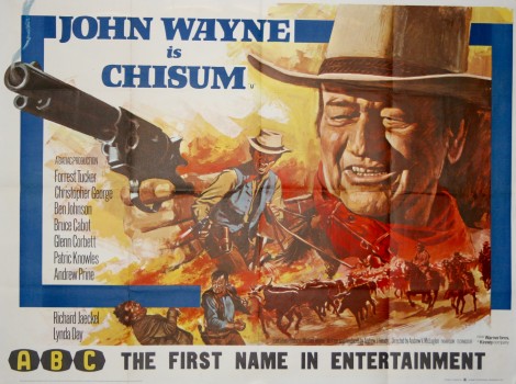 Chisum Movie Poster - Vintage Movie Posters