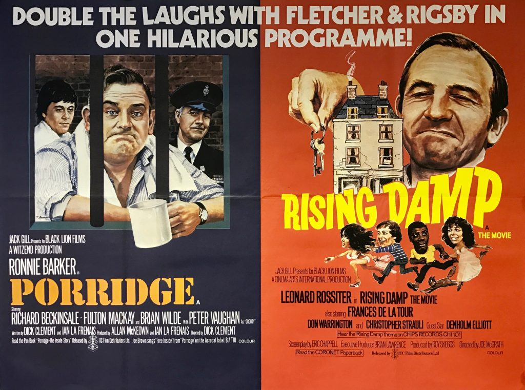 Porridge / Rising Damp - Vintage Movie Posters