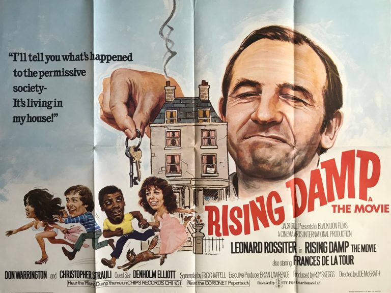 Original Rising Damp Movie Poster - Rigsby - Leonard Rossiter - Frances ...