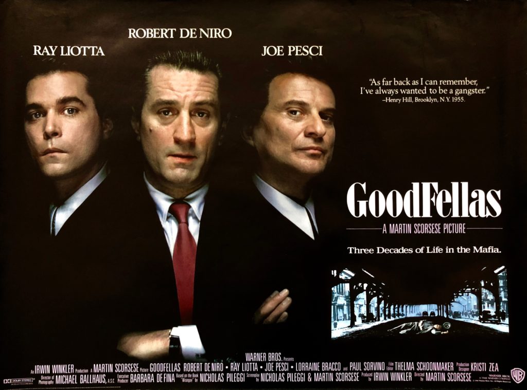 Original Goodfellas Movie Poster - Martin Scorsese - Gangsters