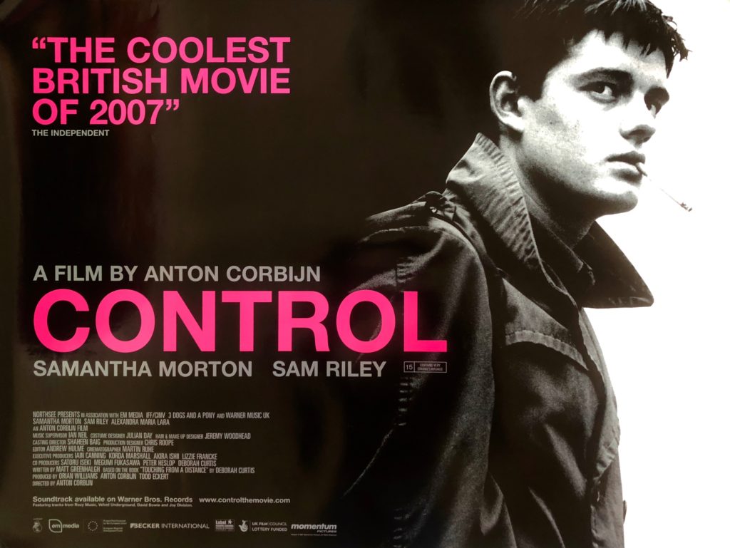 Original Control Movie Poster - Music - Biopic - Joy Division - Ian Curtis