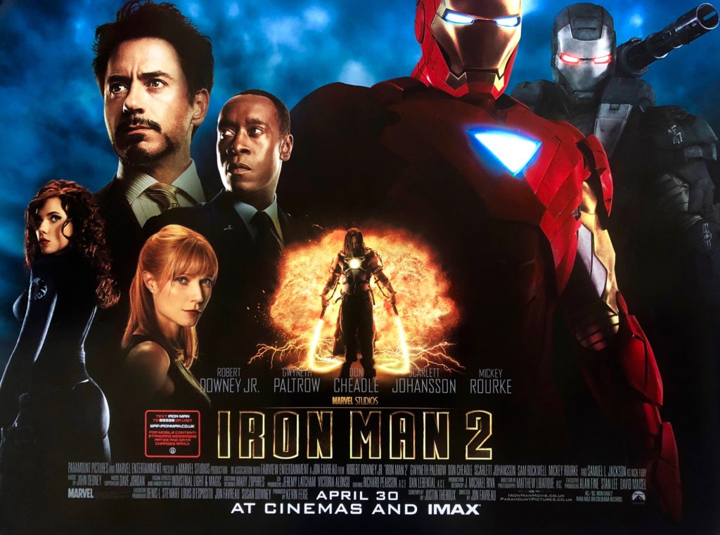 Original Iron Man 2 Movie Poster - Tony Stark - Marvel Studios - Iron Man