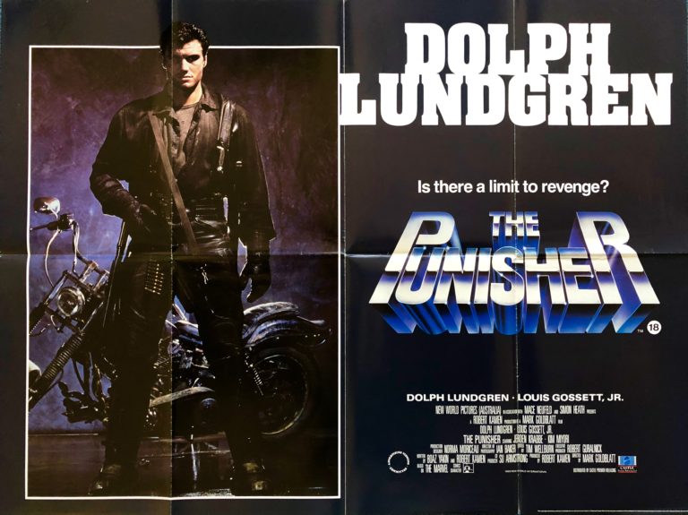 The Punisher Movie Poster - Super Hero - Marvel - Dolph Lundgren