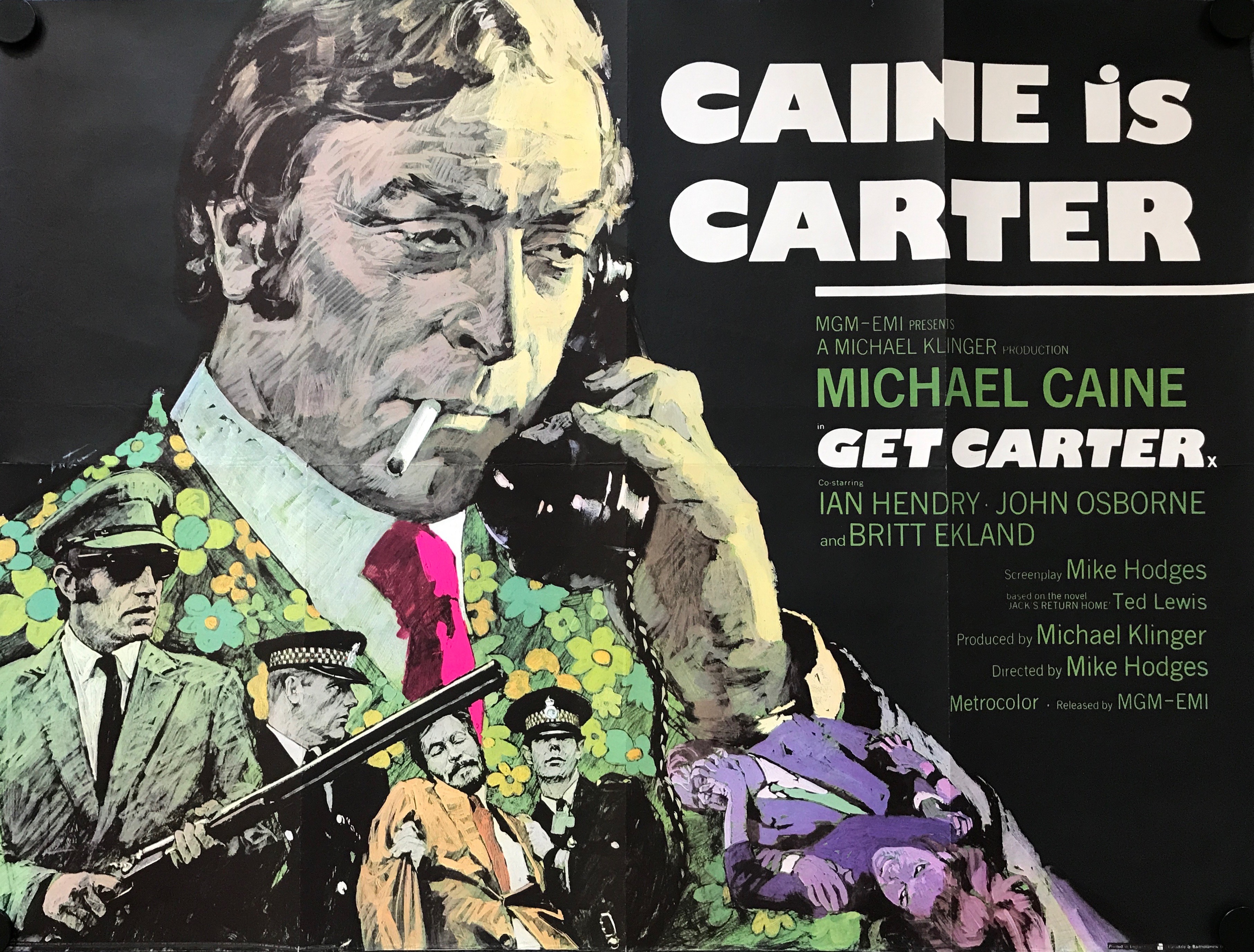 Get Carter Movie Poster - Michael Caine - Gangster - Mike Hodges