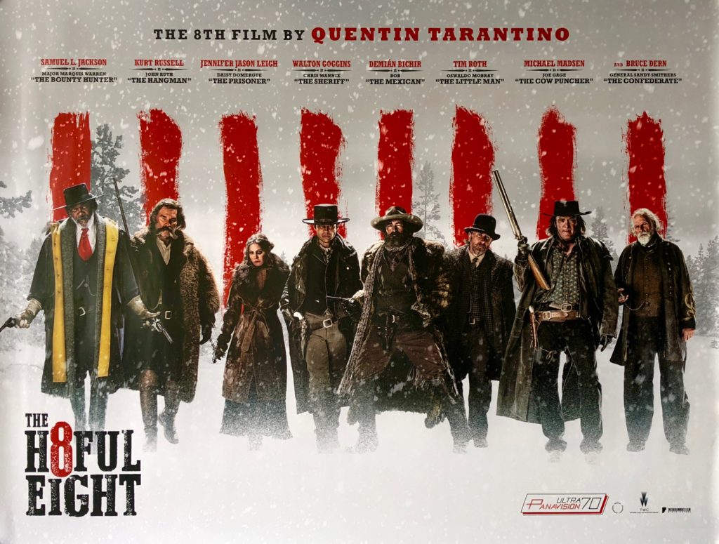 Original The Hateful Eight Movie Poster - Quentin Tarantino - Western