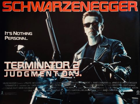 Original Terminator 2: Judgement Day Movie Poster - James Cameron