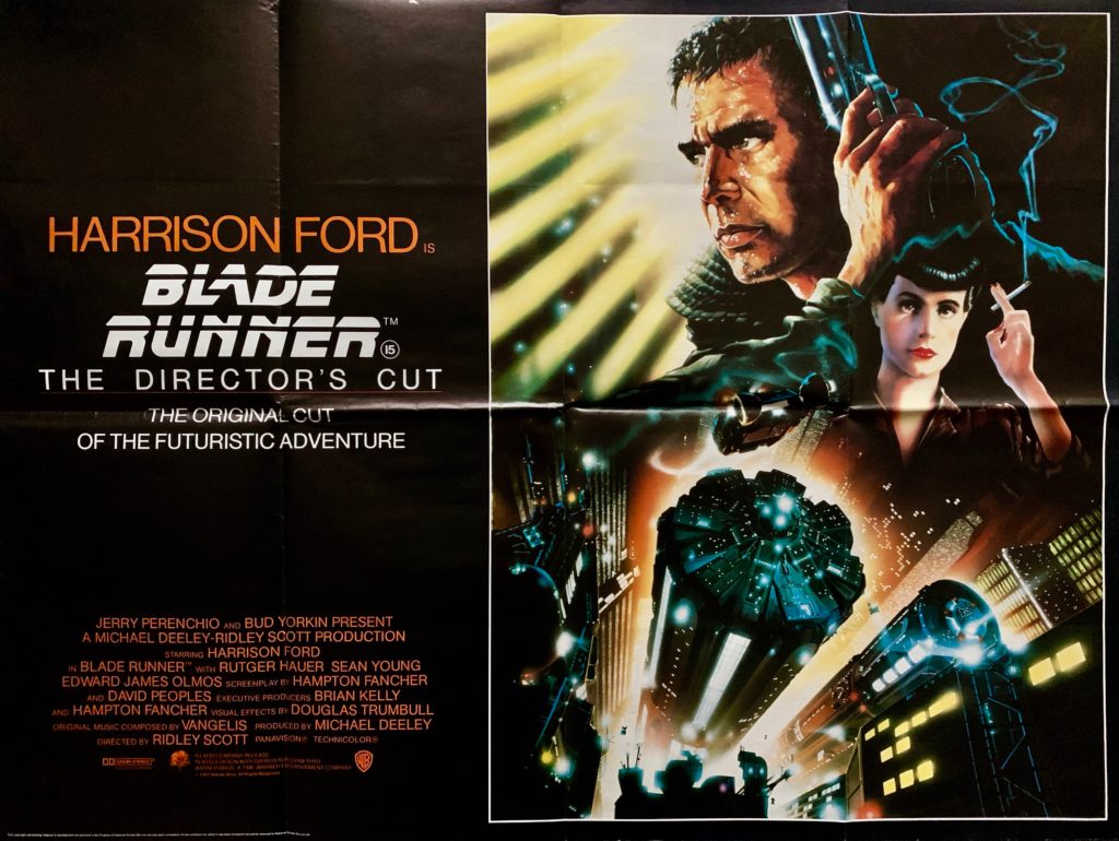 Original Blade Runner: The Director's Cut Movie Poster - Ridley Scott