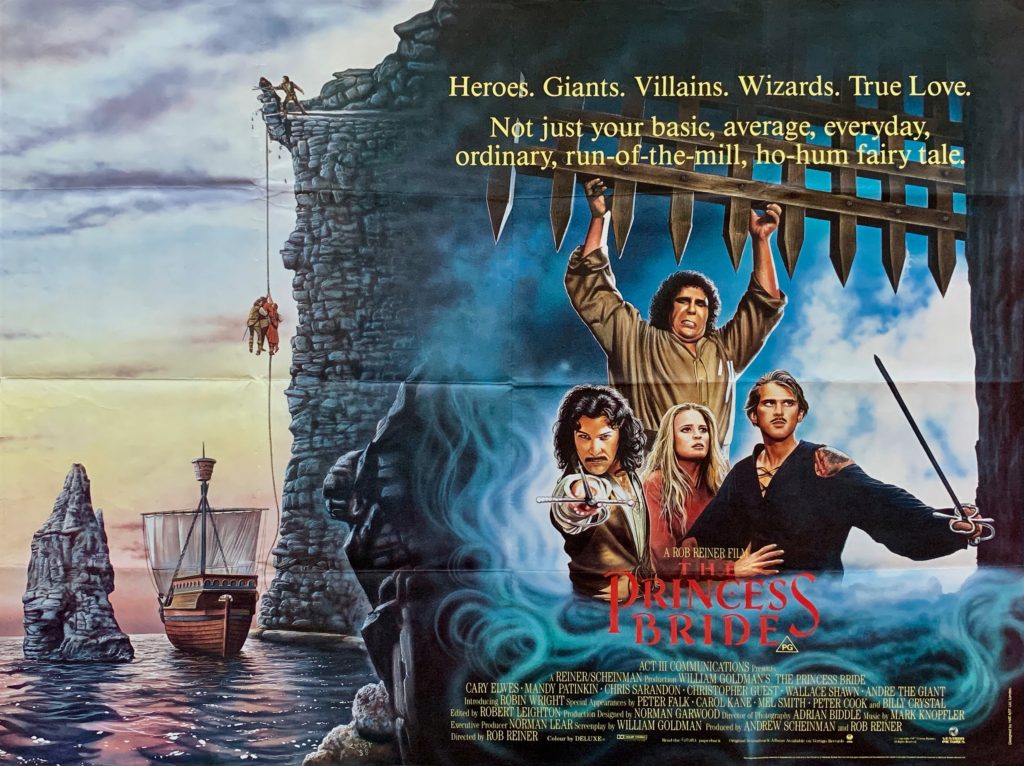 Original The Princess Bride Movie Poster - Rob Reiner - Fairy Tale