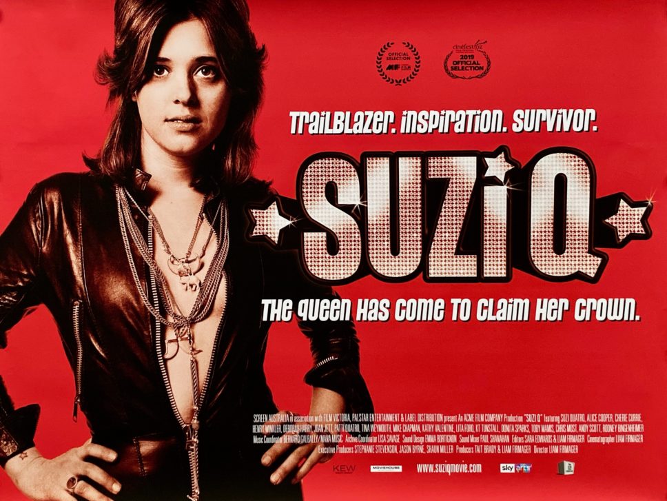 Original SUZI Q Movie Poster - Suzi Quatro - Liam Firmager - Rock Music