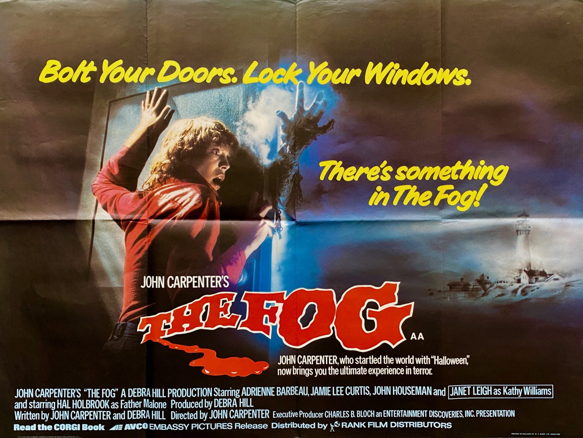 The Fog Movie Poster - John Carpenter - Jamie Leigh Curtis - Horror