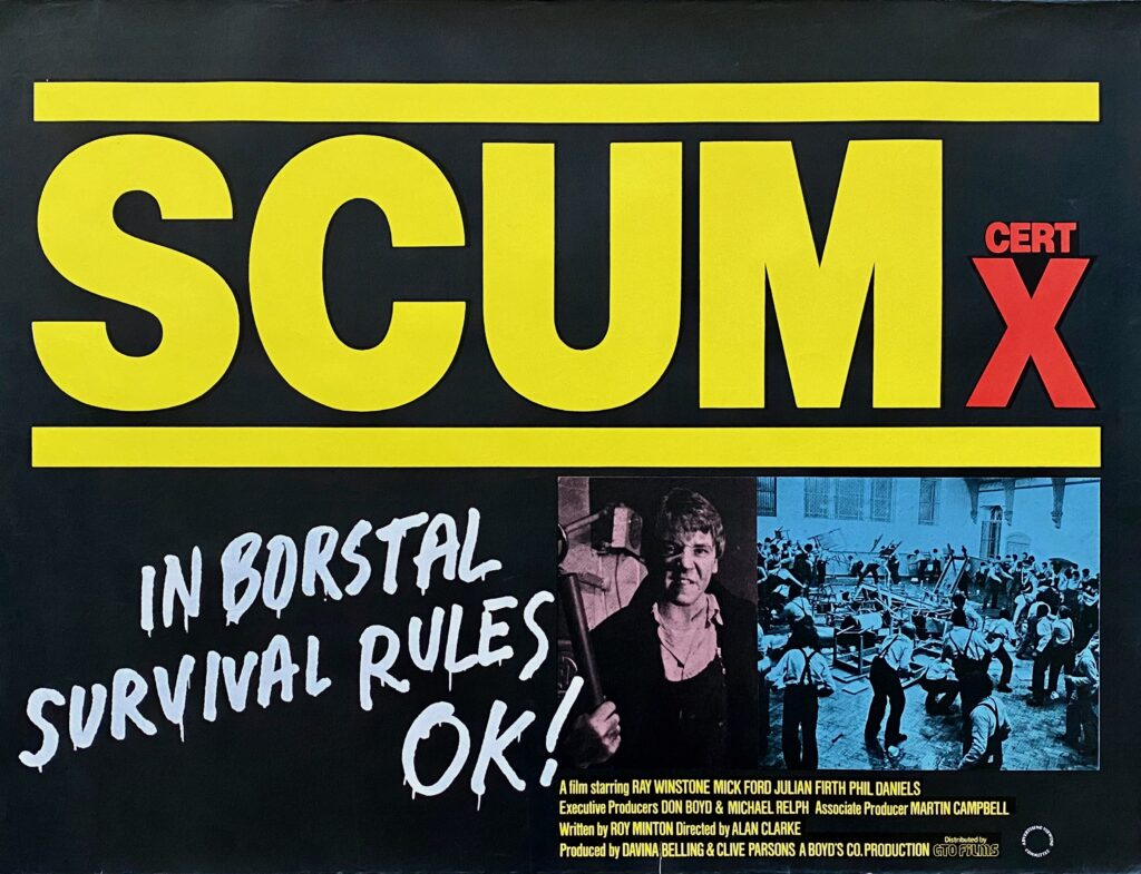 Original Scum Movie Poster - Ray Winstone - Phil Daniels