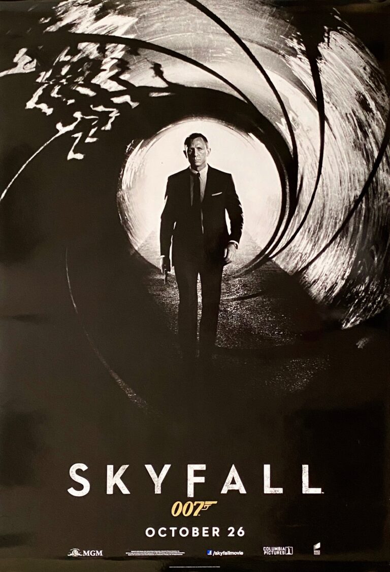 Original James Bond: Skyfall Movie Poster - 007 - Daniel Craig