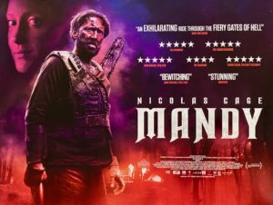 Original MANDY Movie Poster - Nicolas Cage - Horror