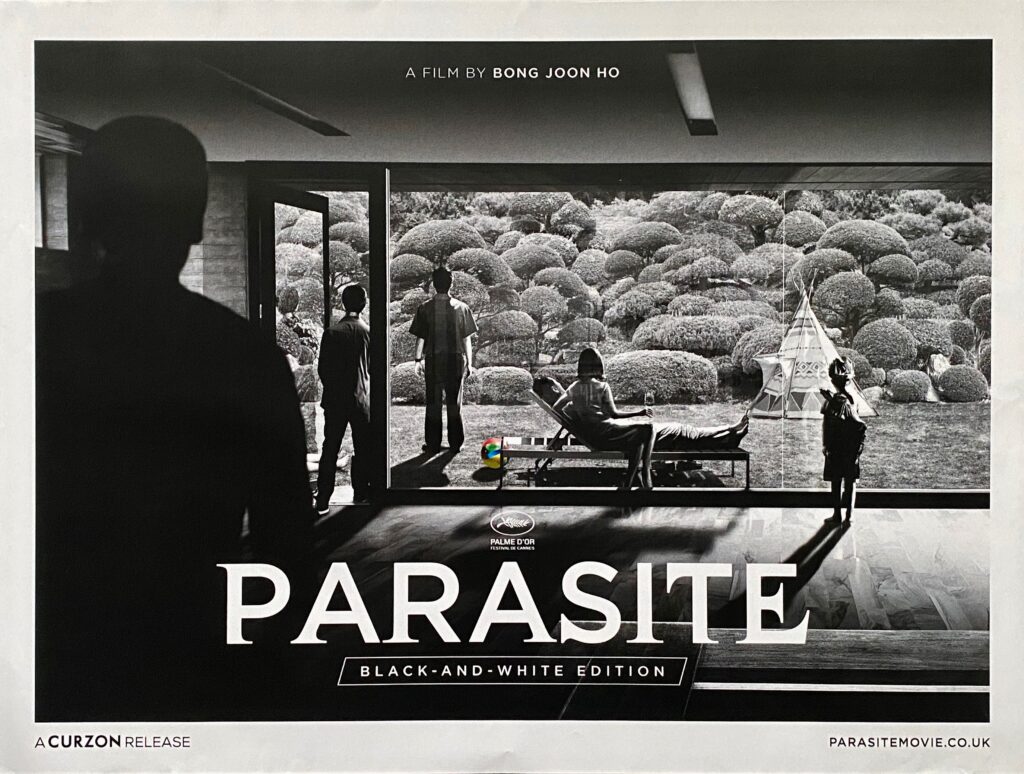 Original Parasite Movie Poster - Bong Joon Ho - Oscar Winner