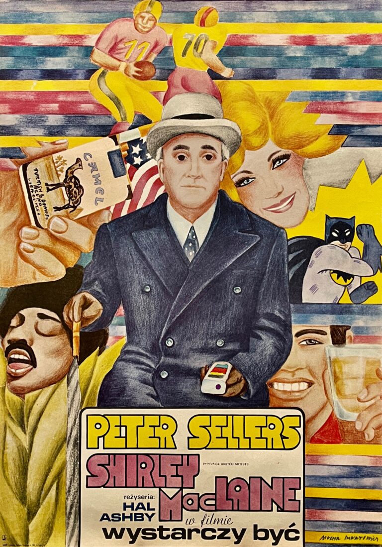 Original Being There Movie Poster - Peter Sellers - Shirley MacLaine