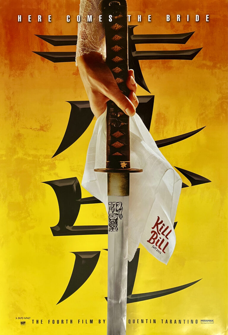 Original Kill Bill: Volume 1 Movie Poster - Quentin Tarantino - Martial ...