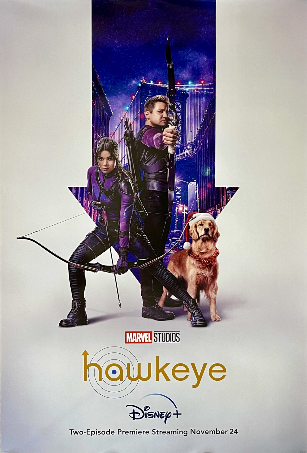 Original Hawkeye Poster - Marvel Studios - Jeremy Renner - Avengers