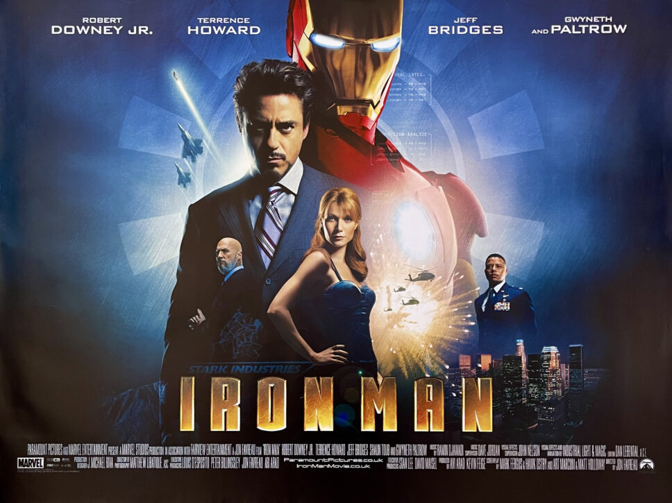 Original Iron Man Movie Poster - Marvel Studios - Robert Downey Jr.