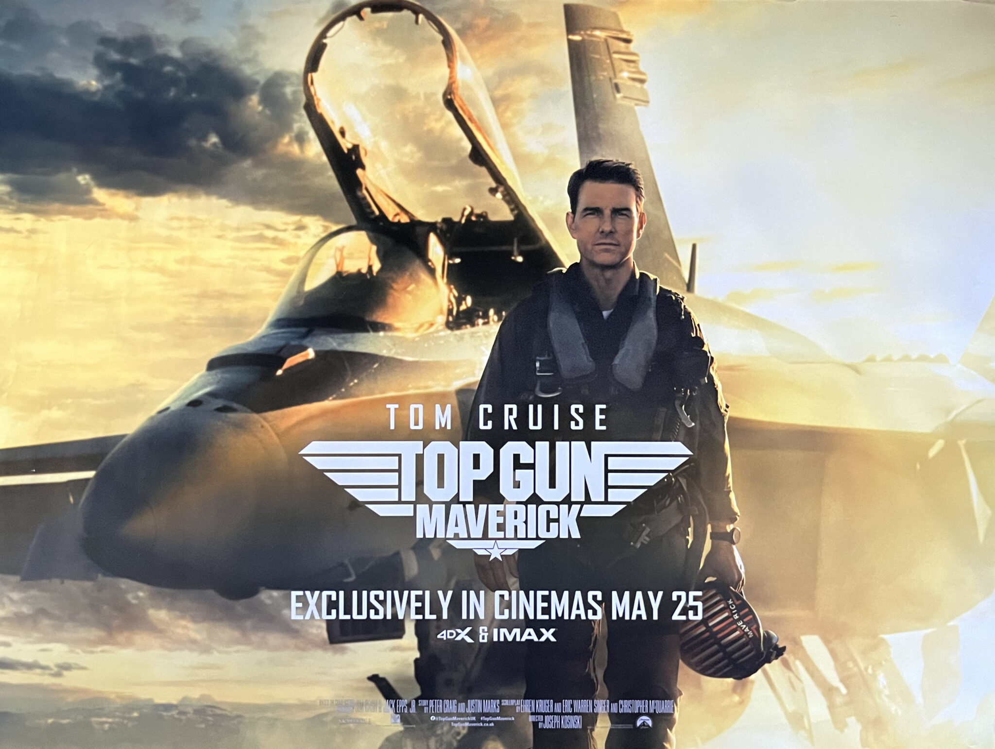 Original Top Gun: Maverick Movie Poster - Tom Cruise