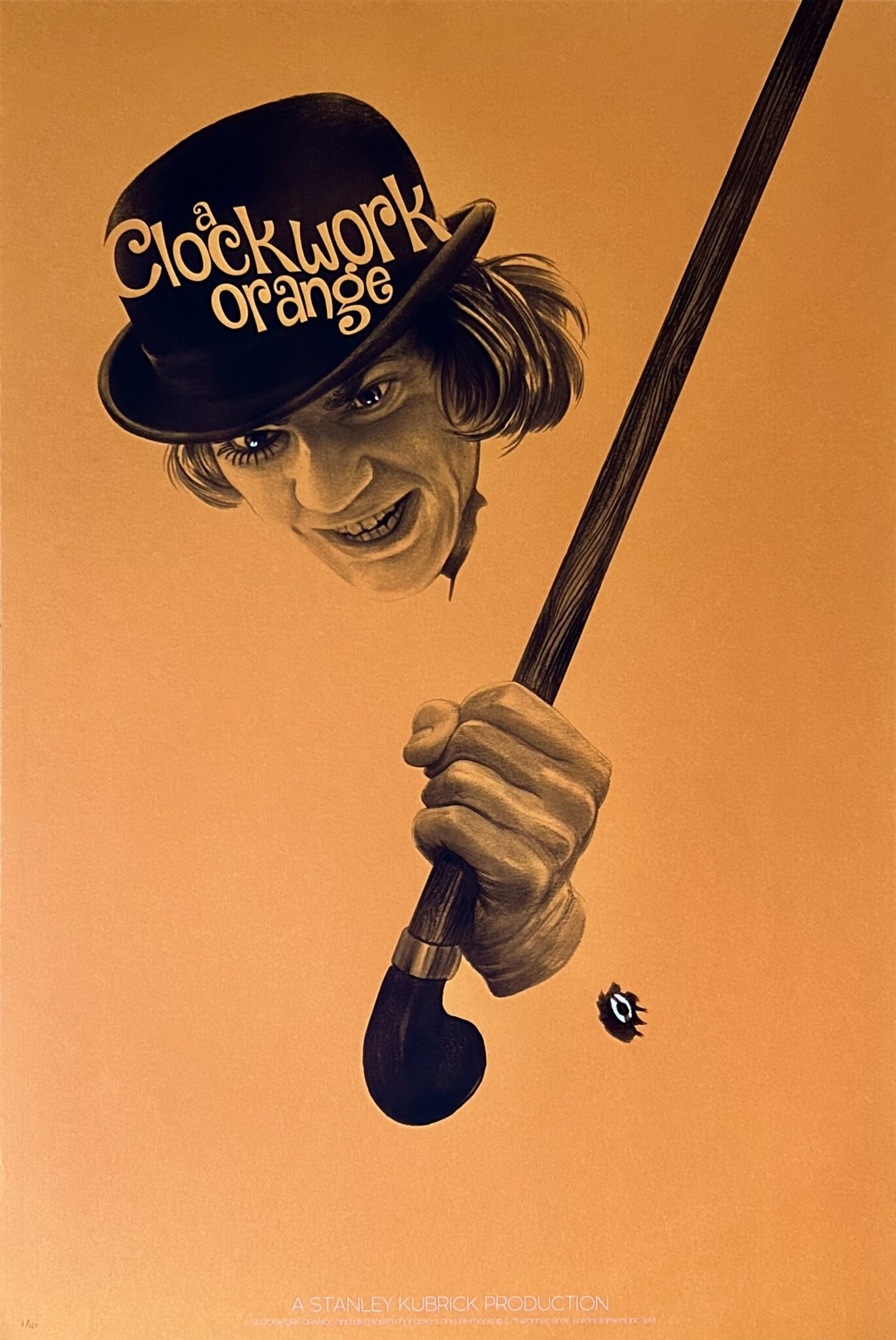 Original Clockwork Orange Movie Poster - Stanley Kubrick