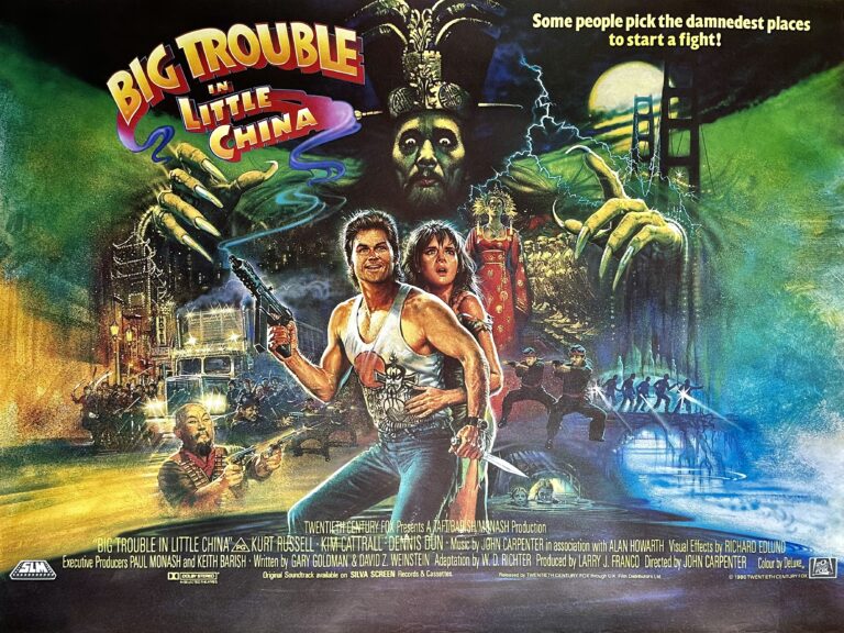 Big Trouble in Little China Movie Poster - Kurt Russell - John Carpenter