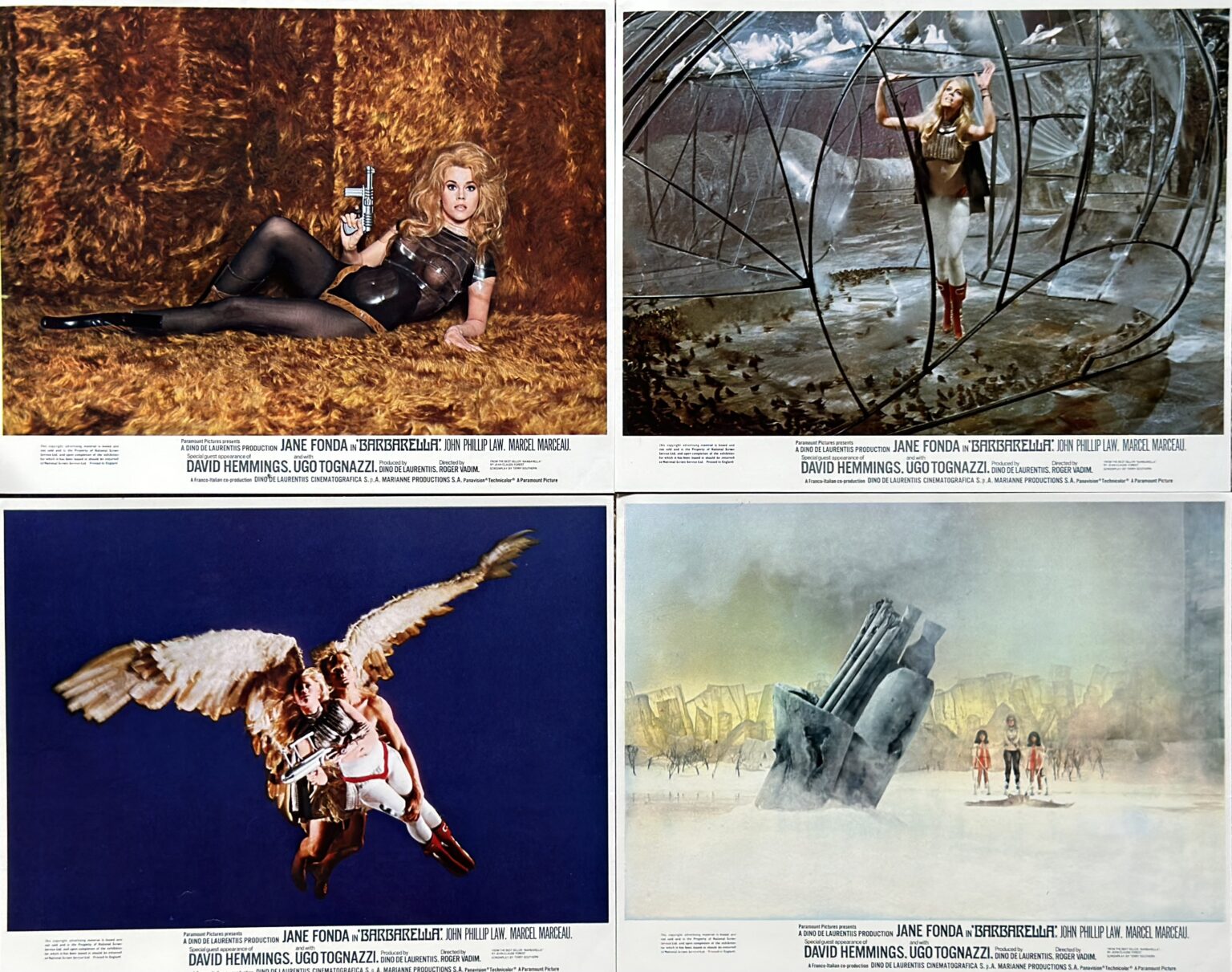 Original Barbarella Movie Poster - Jane Fonda - Roger Vadim
