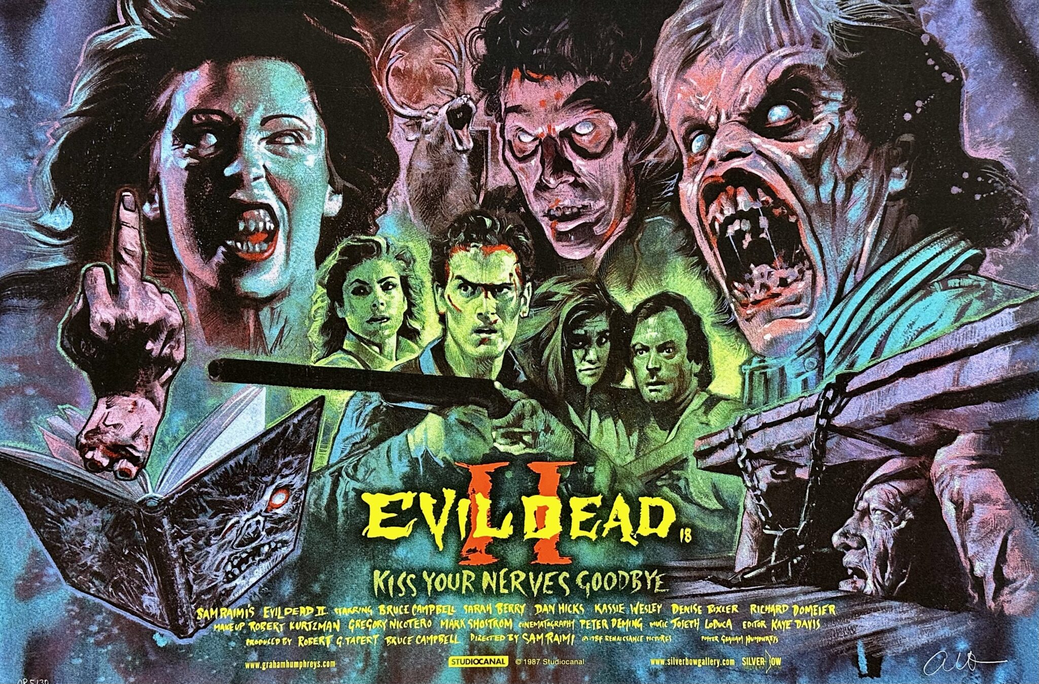 Evil Dead II Alternative Movie Poster - Horror - Sam Raimi