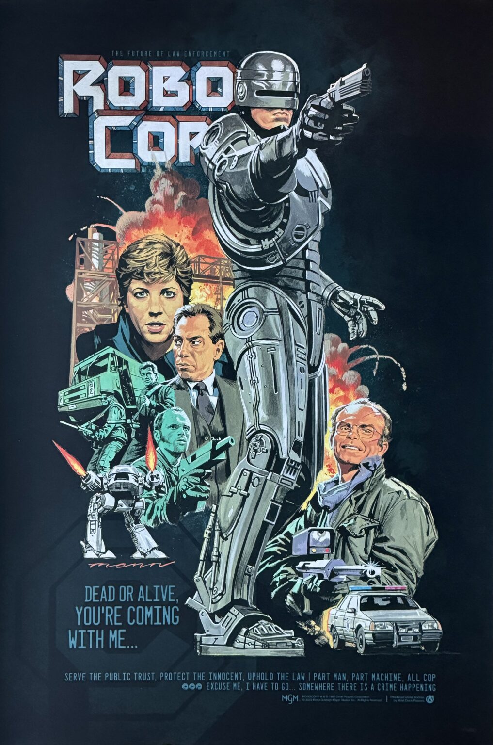 Robocop Alternative Movie Poster - Paul Verhoeven - Paul Mann