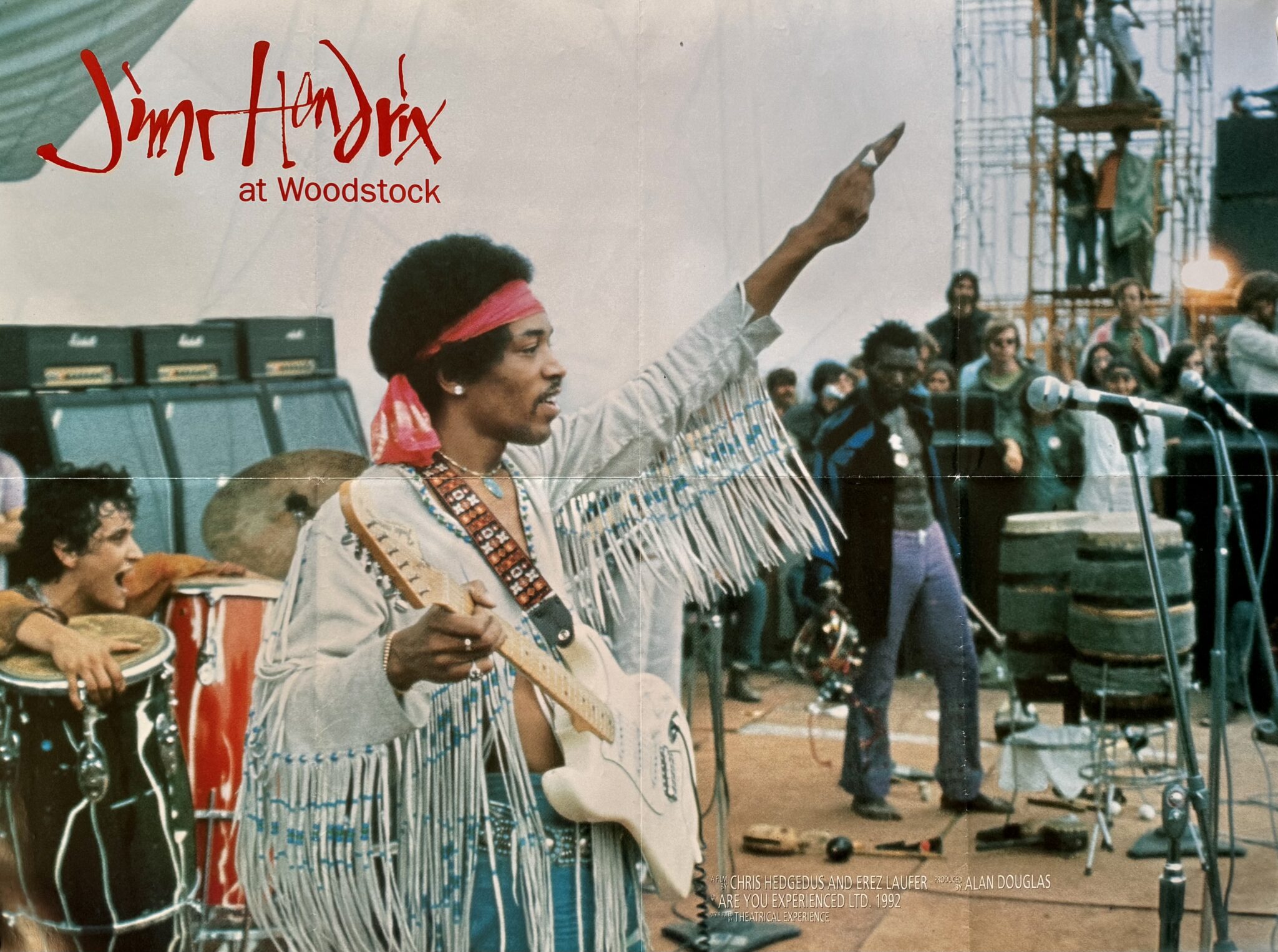 Original Jimi Hendrix at Woodstock Movie Poster - Jimi Hendrix