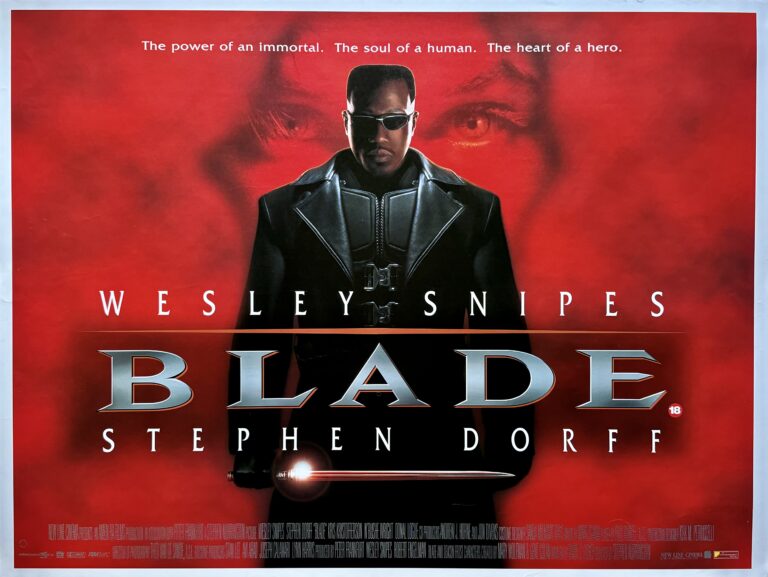 Original BLADE Movie Poster - Wesley Snipes - Vampires